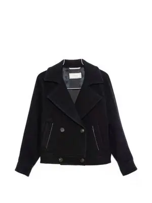 Peserico Double-breasted Wool Coat