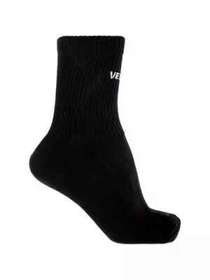 Vetements Logo-intarsia Socks