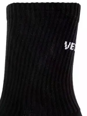 Vetements Logo-intarsia Socks