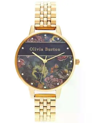 OLIVIA BURTON Floral-print Dial 34mm Watch