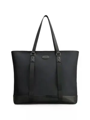 TOD'S Logo-patch Tote Bag - Black