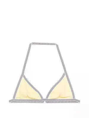 Versace Triangle Cup Bikini Top - Yellow