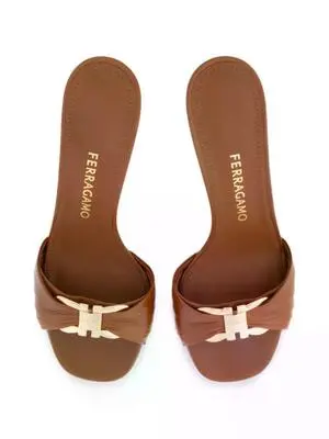 FERRAGAMO Gancini Ornament Mules