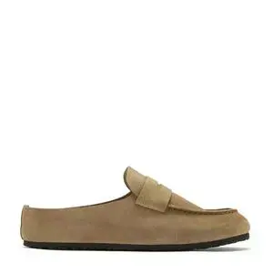 FORSA Eddie Suede Slip-on Loafers - Neutrals