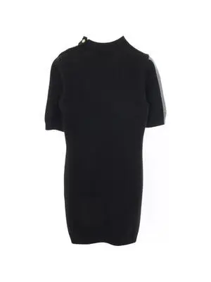 LOUIS VUITTON 2020s Intarsia Knit Mini Dress