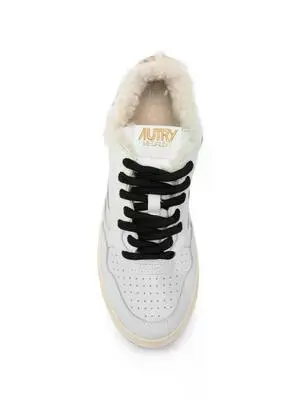 AUTRY Medalist Leopard-print Trim Sneakers