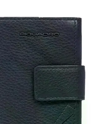 PIQUADRO Grained-leather Bifold Wallet