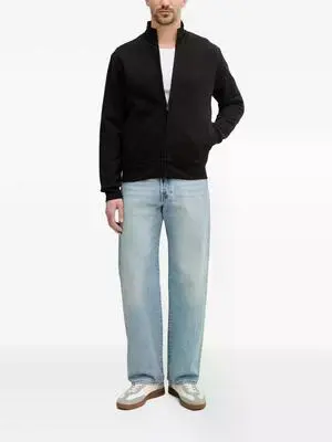 TRUSSARDI Logo-embroidered Zip-up Cardigan