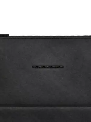 PIQUADRO Logo-plaque Wristlet Clutch Bag