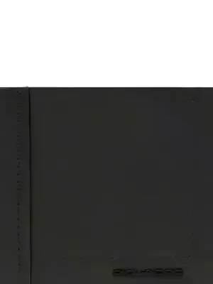 PIQUADRO Logo-plaque Bifold Wallet - Black