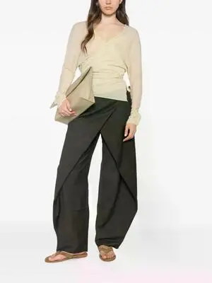 ST. AGNI Wrap Rouleau Trousers