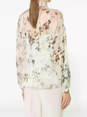 Max Mara Blouse In Printed Chiffon
