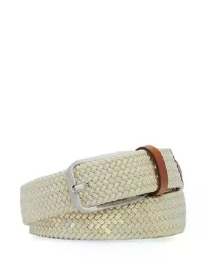 PIQUADRO Woven Buckle Belt - Neutrals
