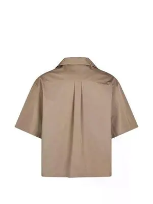Balenciaga Short-sleeve Flap-pocket Shirt - Neutrals
