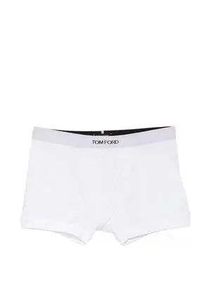 TOM FORD Logo-waistband Boxers - White
