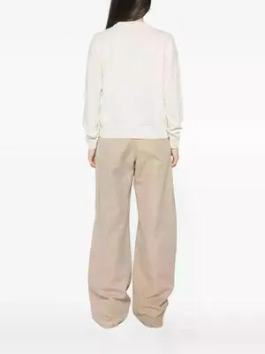 Peserico Long-sleeve Chain-trim Sweater