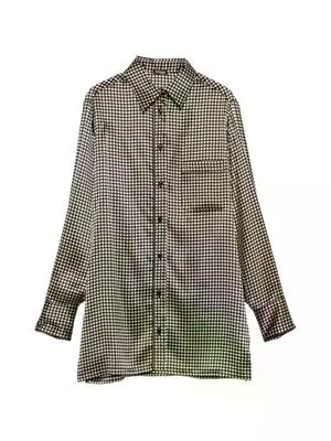 Kiton Polka-dot-print Chest-pocket Shirt - Black