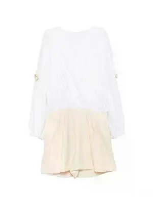 JIJIL Sequin-embellished Playsuit - White