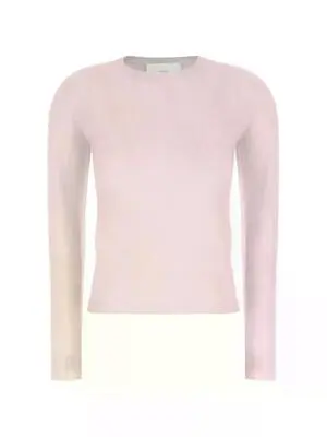 VANISE Fine-knit Cashmere Sweater - Pink