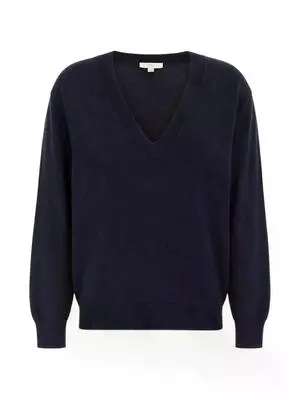 Malo V-neck Cashmere Sweater - Blue