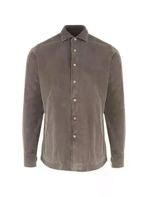ALESSANDRO GHERARDI Corduroy Shirt - Brown