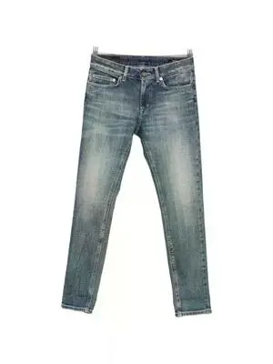 DONDUP Cropped Jeans With Faded Effect And Turn-up Hems