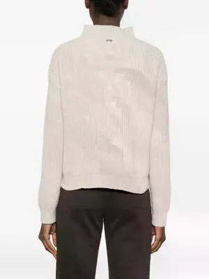 Herno Ribbed-knit High-neck Sweater