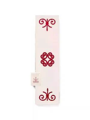 DYVOSHYV Royal Banquet Embroidered Table Linen Set - White