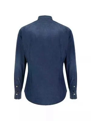 ALESSANDRO GHERARDI Washed Denim Shirt - Blue