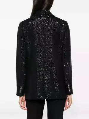 Peserico Embellished Shawl Lapel Blazer