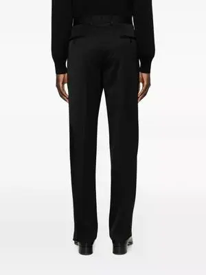 LARDINI Pressed-crease Straight-leg Trousers