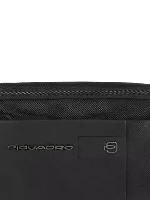 PIQUADRO Bum Logo-plaque Belt Bag - Black