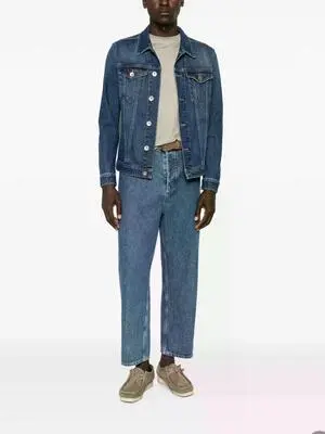 Eleventy Button-fastening Denim Jacket