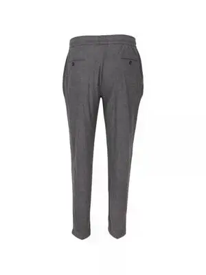 Isaia Drawstring-waist Track Pants - Grey