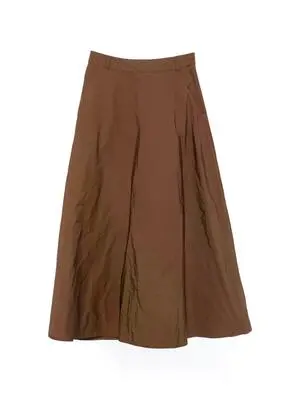 Max Mara Belt-loops Flared Maxi Skirt - Brown