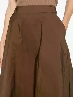 Max Mara Belt-loops Flared Maxi Skirt