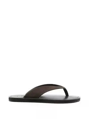 A.emery Flora Flat Sandals - Brown