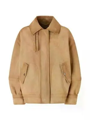 Ermanno Scervino Buckle-detail Leather Jacket - Neutrals