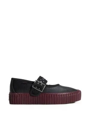 VANS Mary Jane Creeper Platform Shoes - Black