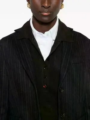 19.61 MILANO Pinstripe-pattern Notched-lapels Blazer