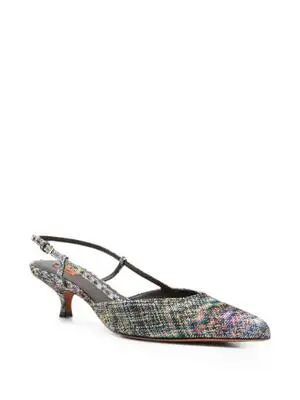 Missoni Fiona Slingback Pumps - Blue