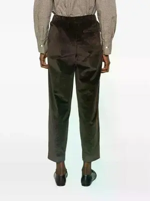 19.61 MILANO Elasticated-waistband Velvet Trousers