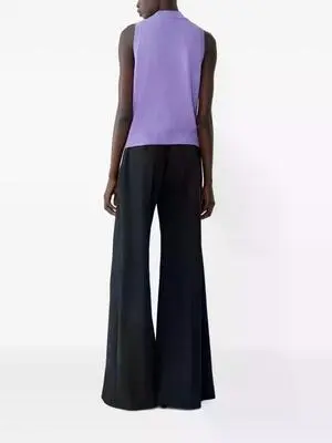 Carolina Herrera Sleeveless Mock-neck Tank Top