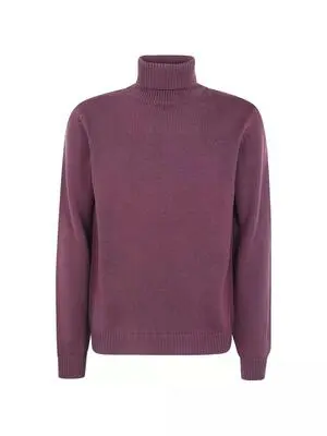 NUUR Roll-neck Sweater - Purple