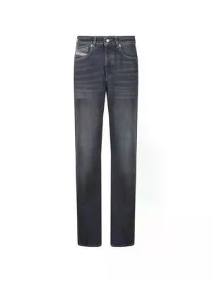 DIESEL® High Waist Straight Leg Jeans