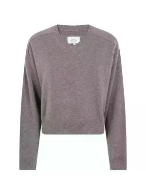 Loulou De Saison V-neck Cashmere Sweater - Grey
