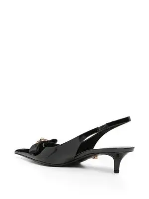 Versace Medusa Bow Slingback Shoes