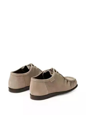 JIMMY CHOO Ember Moccasin Velvet Suede Moccasins