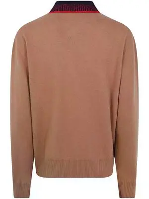 N°21 Wool Polo-collar Sweater