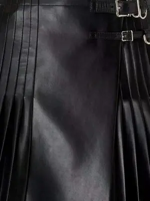 Ermanno Scervino Pleated Buckle Mini Skirt